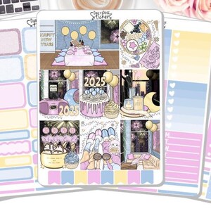 NEW 2025 New Years Weekly Sticker Kit New Years 2025 Wake Me up in 2025 ...