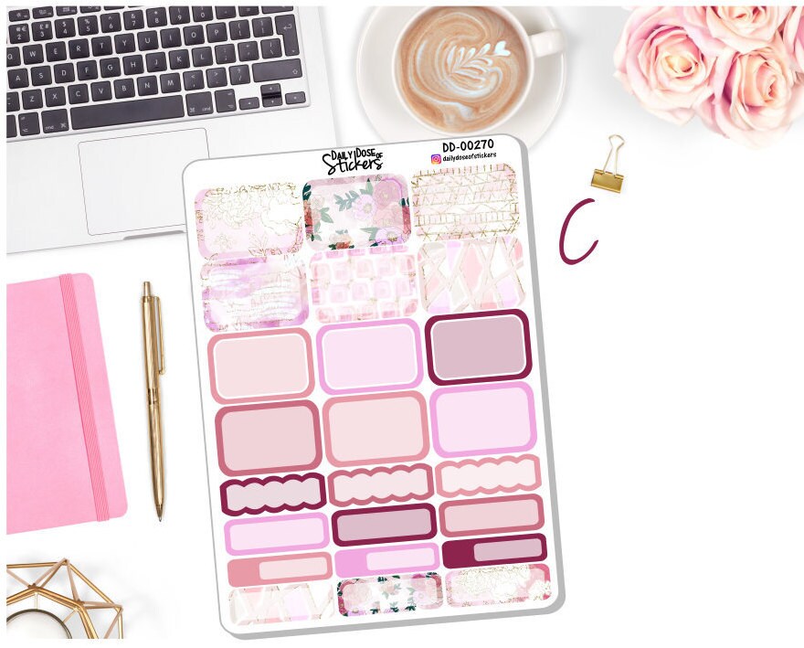 NEW Wake up and Be Happy Weekly Sticker Kit Sticker Kit | Etsy