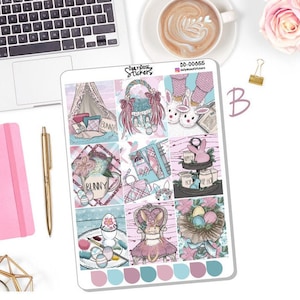 NEW Easter Sticker Kit Hippity Hoppity Easter Weekly Sticker Kit ...