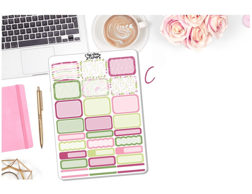 NEW! - Stickers - Weekly Sticker Kit - Pretty Pricklies - Sticker Kit ...