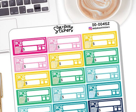 NEW! Colorful Sticker Order Tracker - Planner Stickers - Emily Ley ...