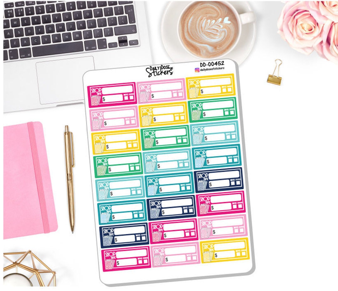 NEW! Colorful Sticker Order Tracker - Planner Stickers - Emily Ley ...