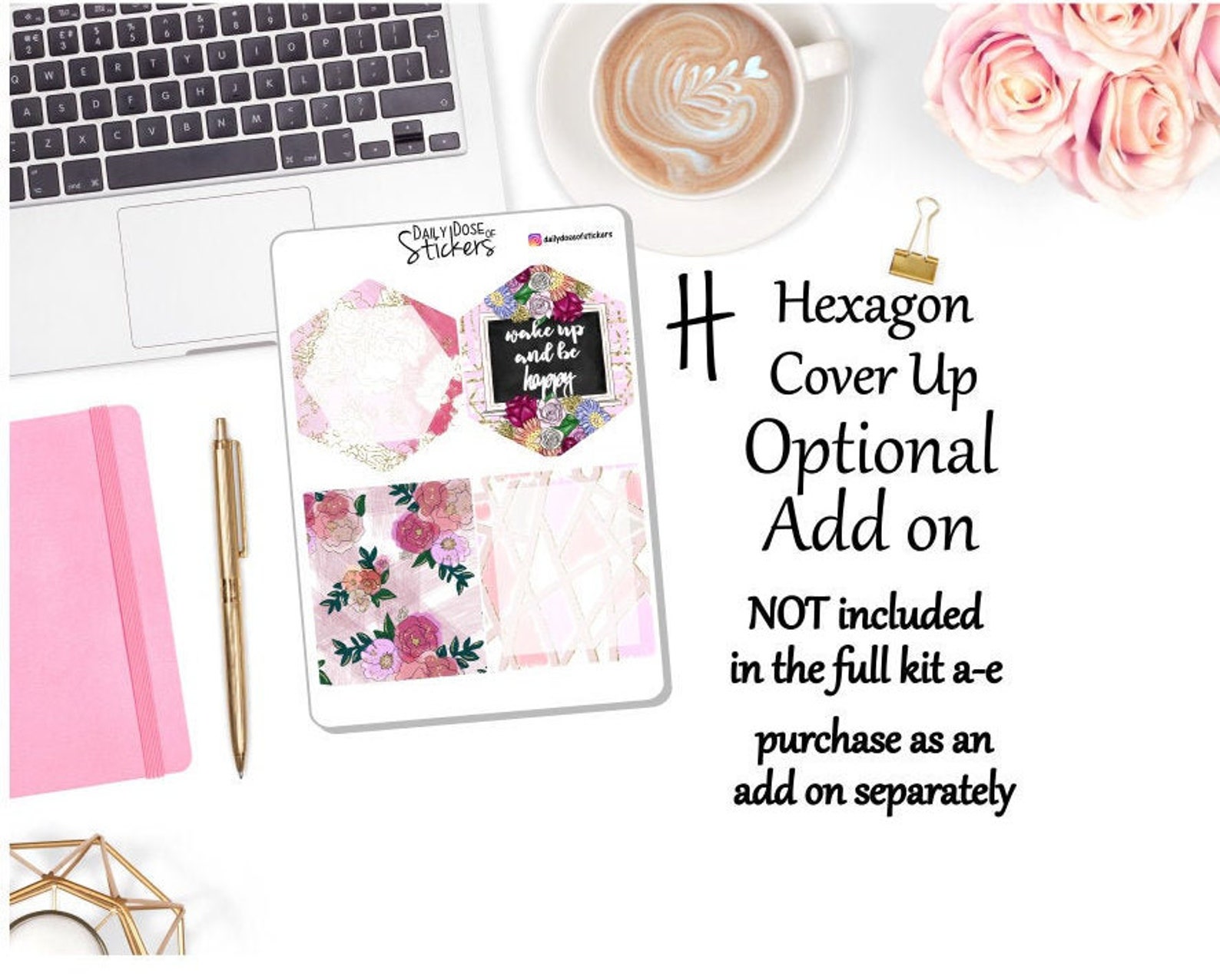 NEW Wake up and Be Happy Weekly Sticker Kit Sticker Kit | Etsy