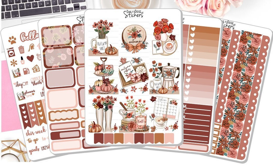NEW Autumn Vibes Weekly Sticker Kit Fall Stickers Fall Weekly Kit ...