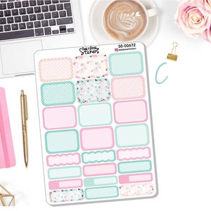 NEW Spring Sticker Kit Hello Spring Weekly Sticker Kit Floral Sticker ...