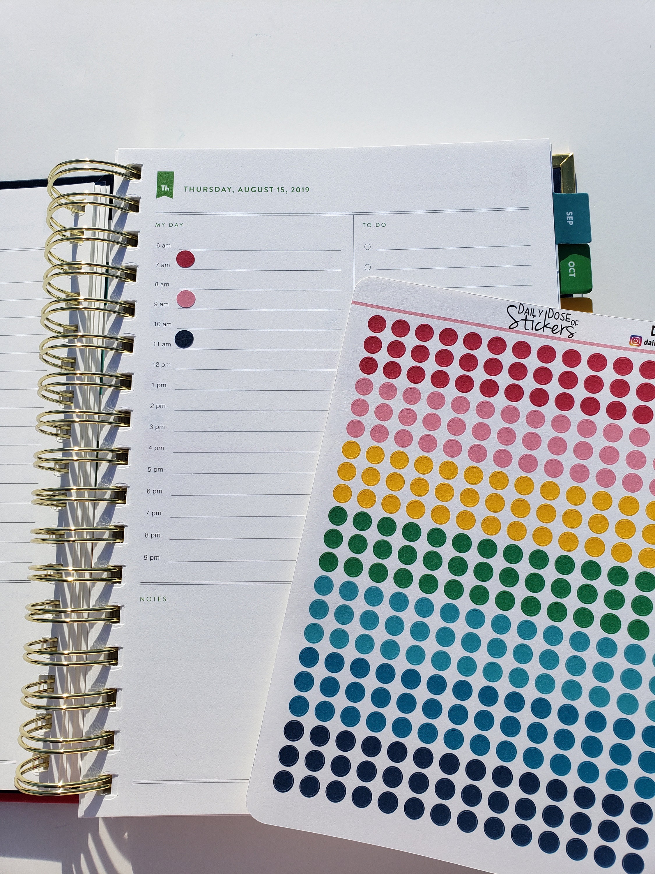 NEW! Colorful Mini Dots - Planner Stickers - Emily Ley Simplified (DD ...