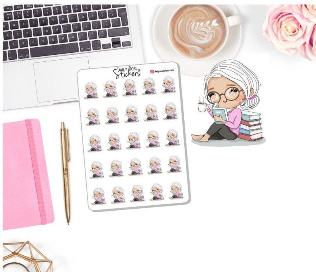 NEW! Reading Character Stickers - Books - Reading Books - Madison ...