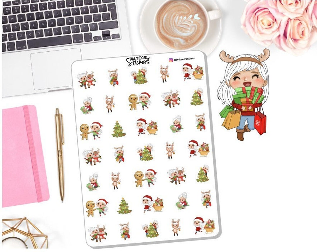 NEW! Christmas Character Stickers - Christmas Stickers - Madison ...