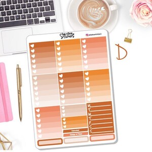 NEW! - My Favorite Color is Fall Weekly Sticker Kit - Sticker Kit ...