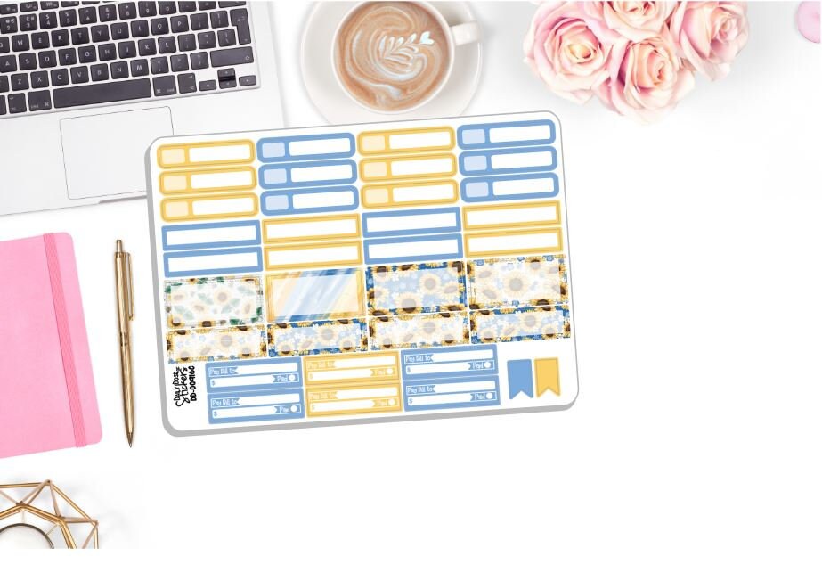 NEW! - Monthly August Sticker Kit - August Monthly Kit - Planner ...