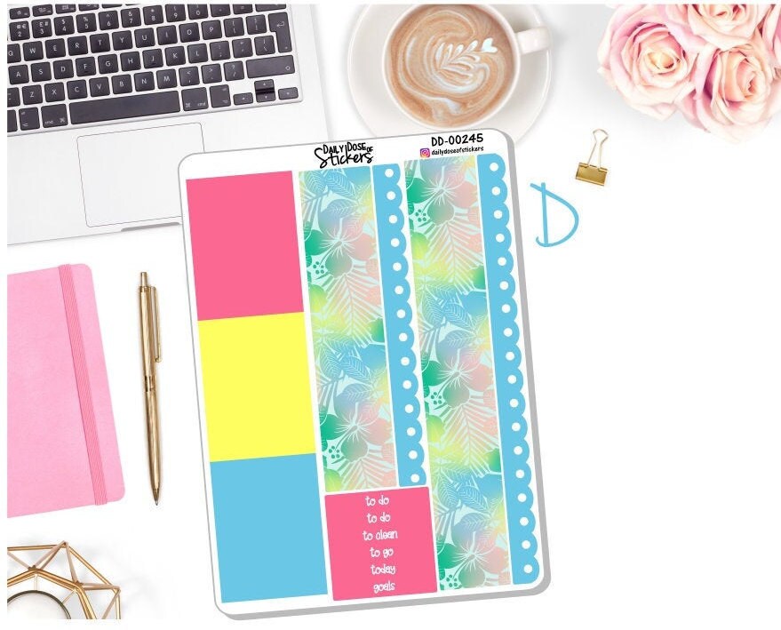 NEW Take Me to the Beach Weekly Sticker Kit Summer | Etsy