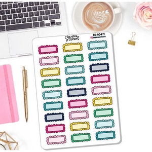 NEW! Colorful Monthly Small Doodle Box - Planner Stickers - Emily Ley ...