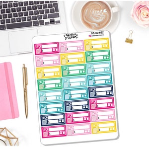 NEW! Colorful Sticker Order Tracker - Planner Stickers - Emily Ley ...