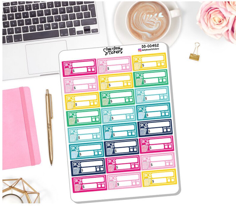 NEW! Colorful Sticker Order Tracker - Planner Stickers - Emily Ley ...