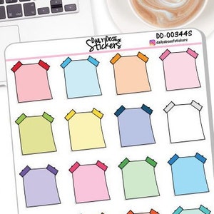 Sticky Note Stickers - Small or Large Size - Planner Stickers - (dd ...