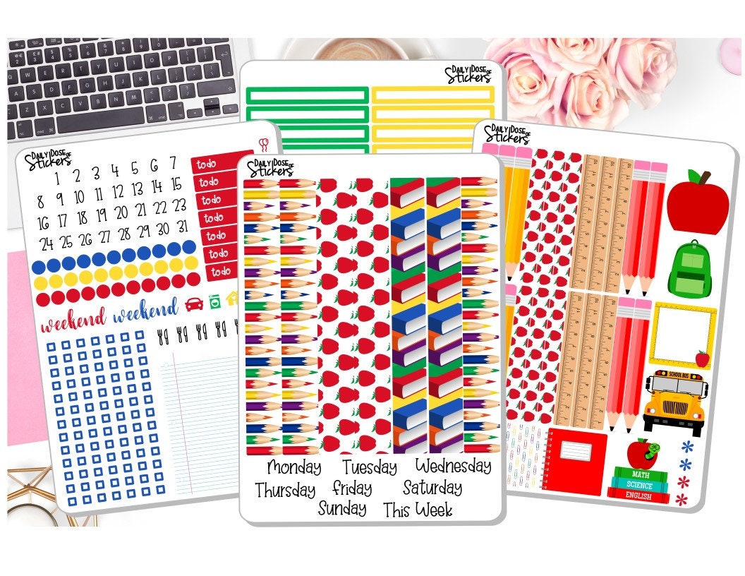 NEW A5 Daily Duo Weekly Kit Back to School Planner - Etsy