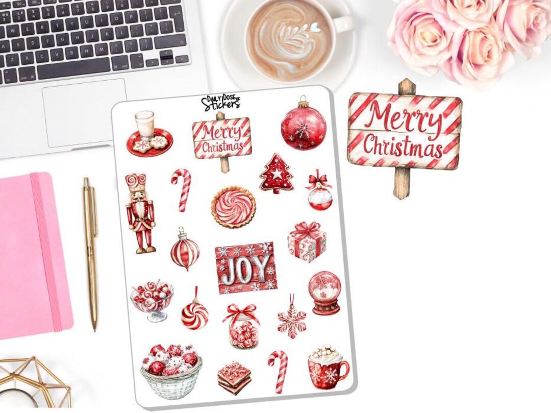 NEW! Candy Cane Lane Clipart Stickers - Christmas - Christmas Stickers ...