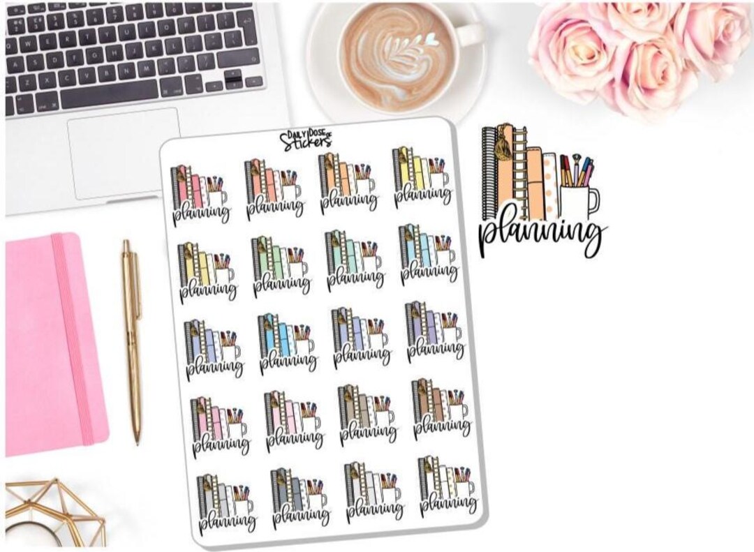 Planner Stickers - Planning Stickers - Pastels - Time to Plan Stickers ...