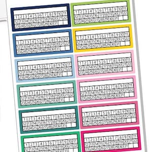 NEW 12 Monthly Colors Habit Tracker - Simplified Weekly or Daily ...