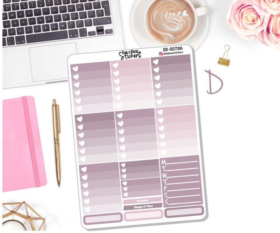 NEW! - Get Work Done Weekly Sticker Kit - Sticker Kit - Planner ...
