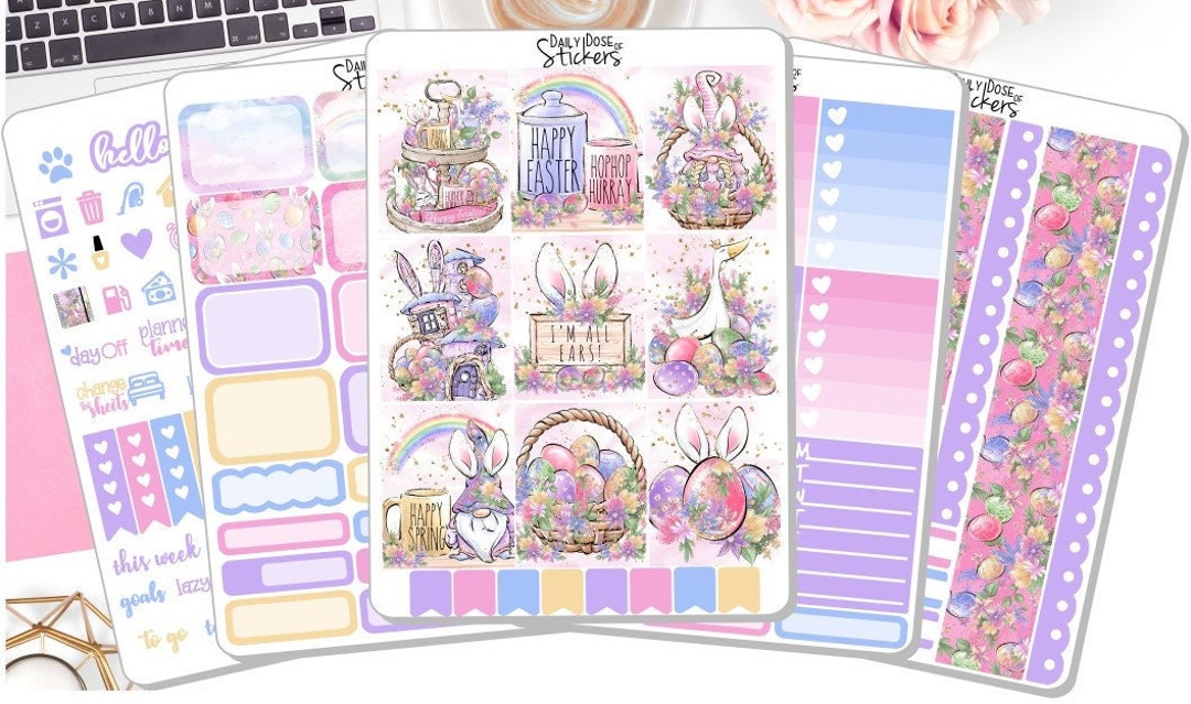 NEW! - Easter Weekly Sticker Kit - I'm All Ears - Weekly Sticker Kit ...