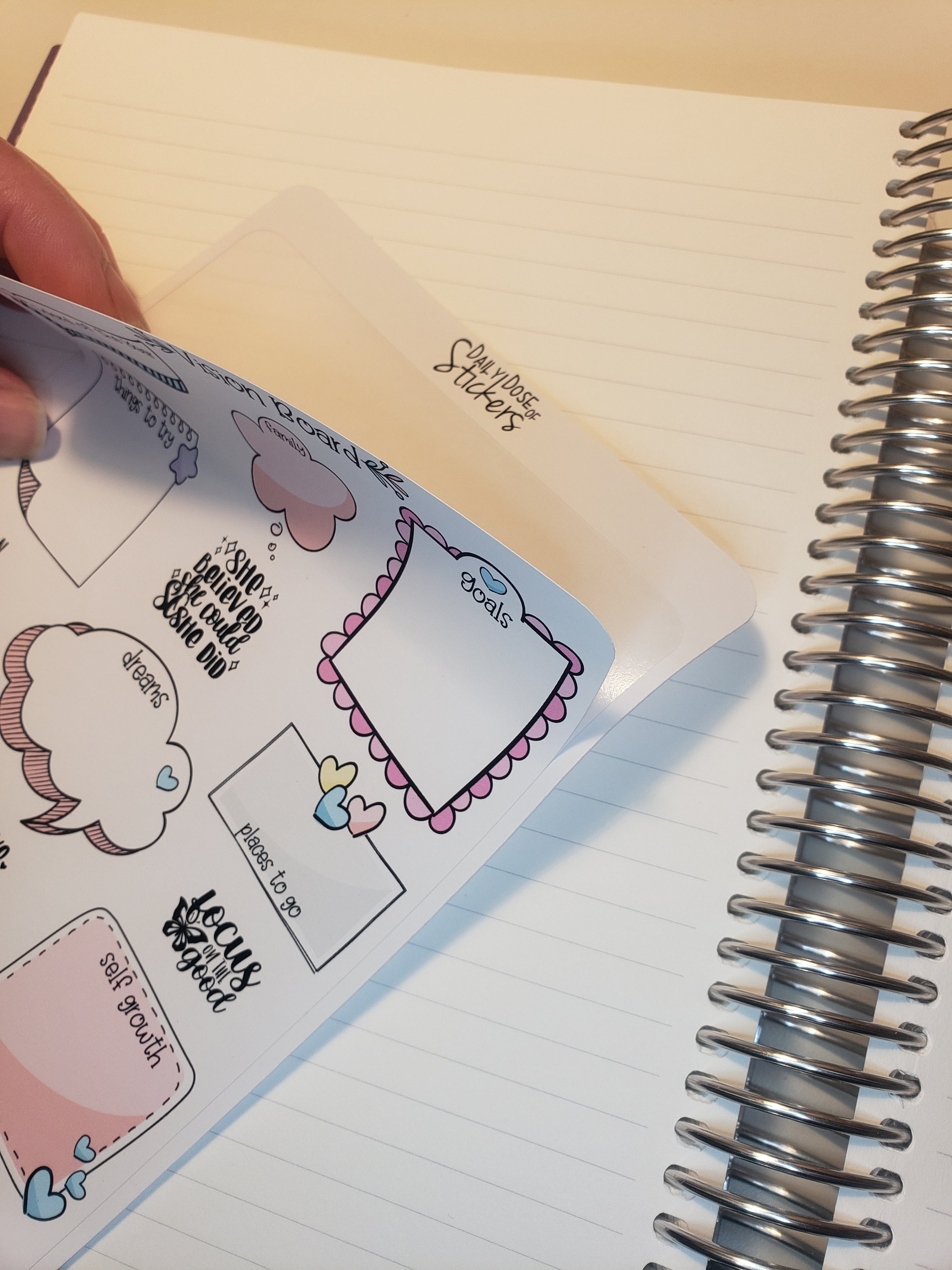 NEW! Vision Board Sticker - Goal Setting Stickers - Planner Stickers DD ...