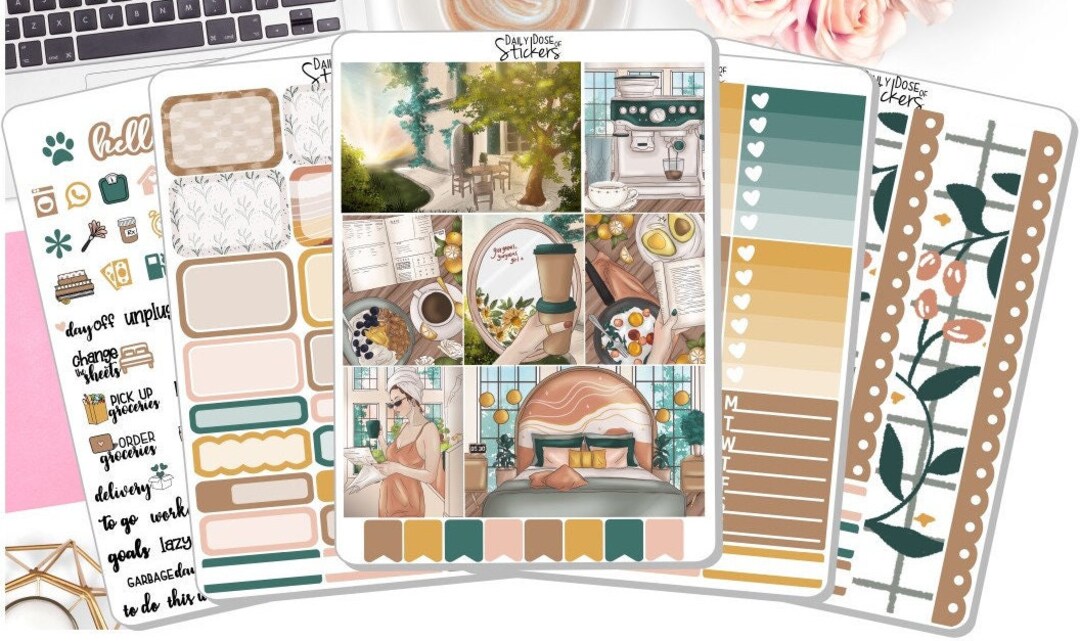 NEW! - Weekly Sticker Kit - Mornings - Anytime Sticker Kit - Planner ...