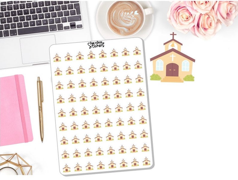 NEW! Stickers - Church Icons - Religion Icons - Planner Stickers - DD ...