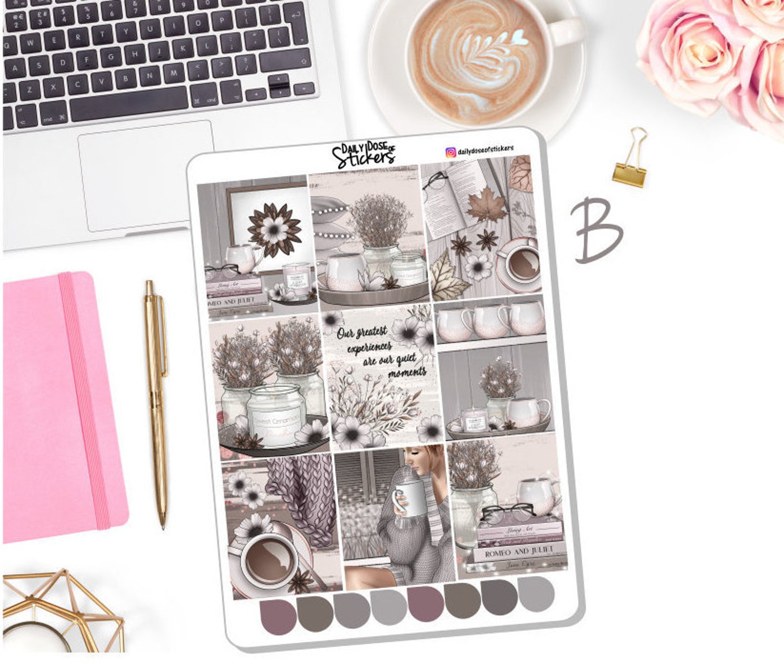 NEW Quite Weekly Sticker Kit Fall Sticker Kit Quiet | Etsy