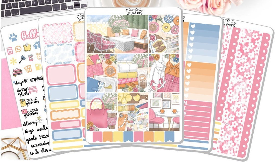 NEW! - Weekly Sticker Kit - Outside Brunch - Spring Summer - Out to ...