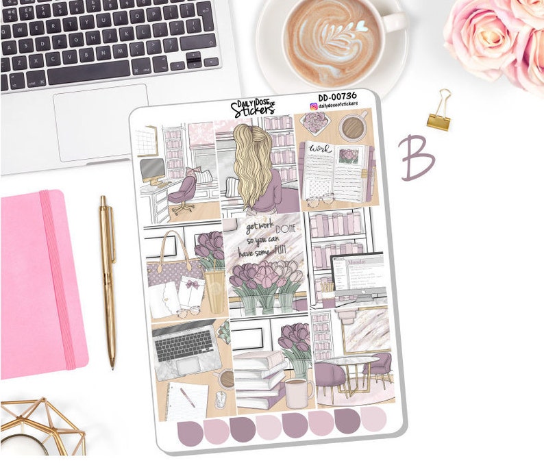 NEW! - Get Work Done Weekly Sticker Kit - Sticker Kit - Planner ...