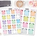Sticky Note Stickers - Small or Large Size - Planner Stickers - (dd ...
