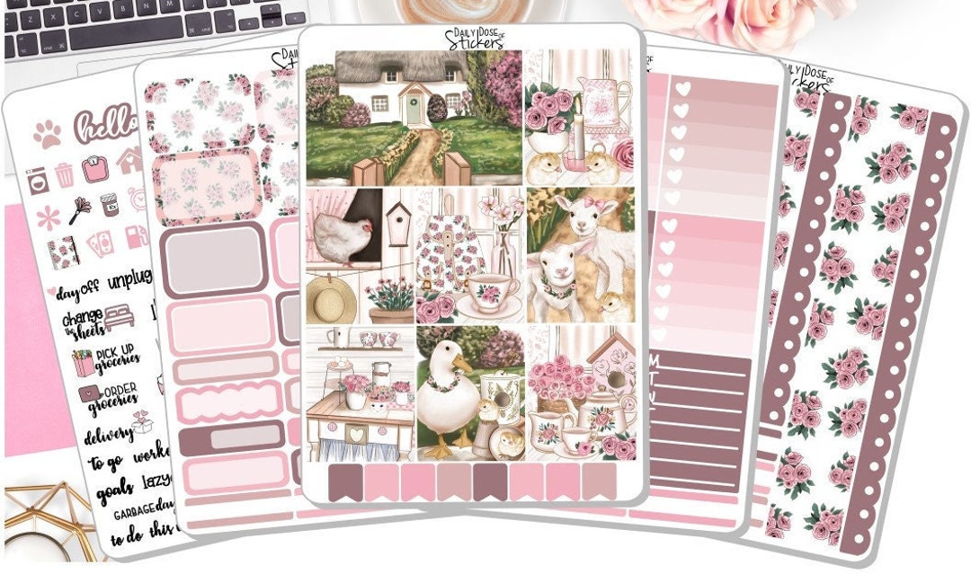 NEW! - Weekly Sticker Kit - English Farm - Stickers - Farmhouse ...