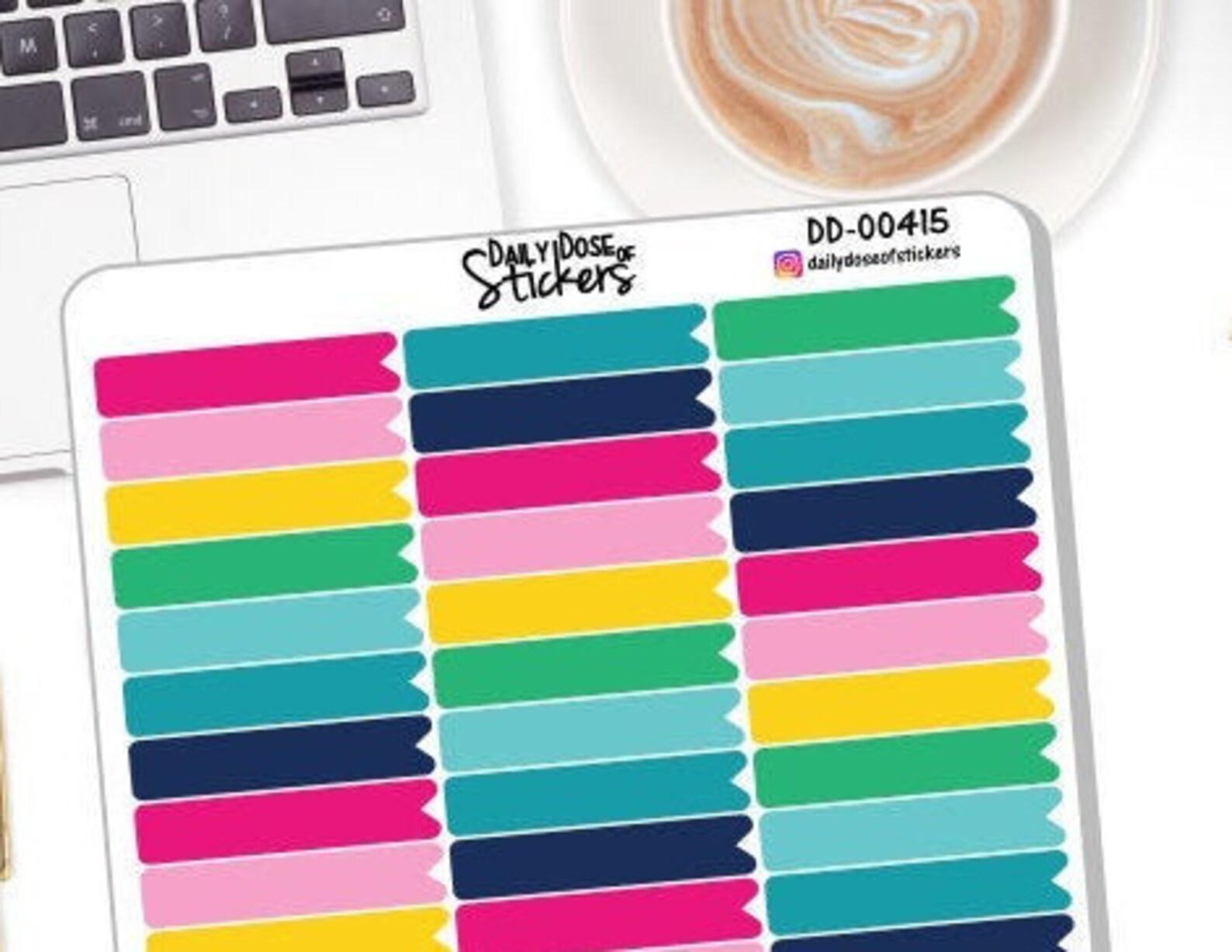 NEW! Colorful Flags - Planner Stickers - Emily Ley Simplified (DD-00415 ...