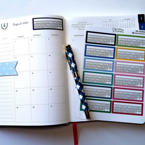 NEW 12 Monthly Colors Habit Tracker - Simplified Weekly or Daily ...