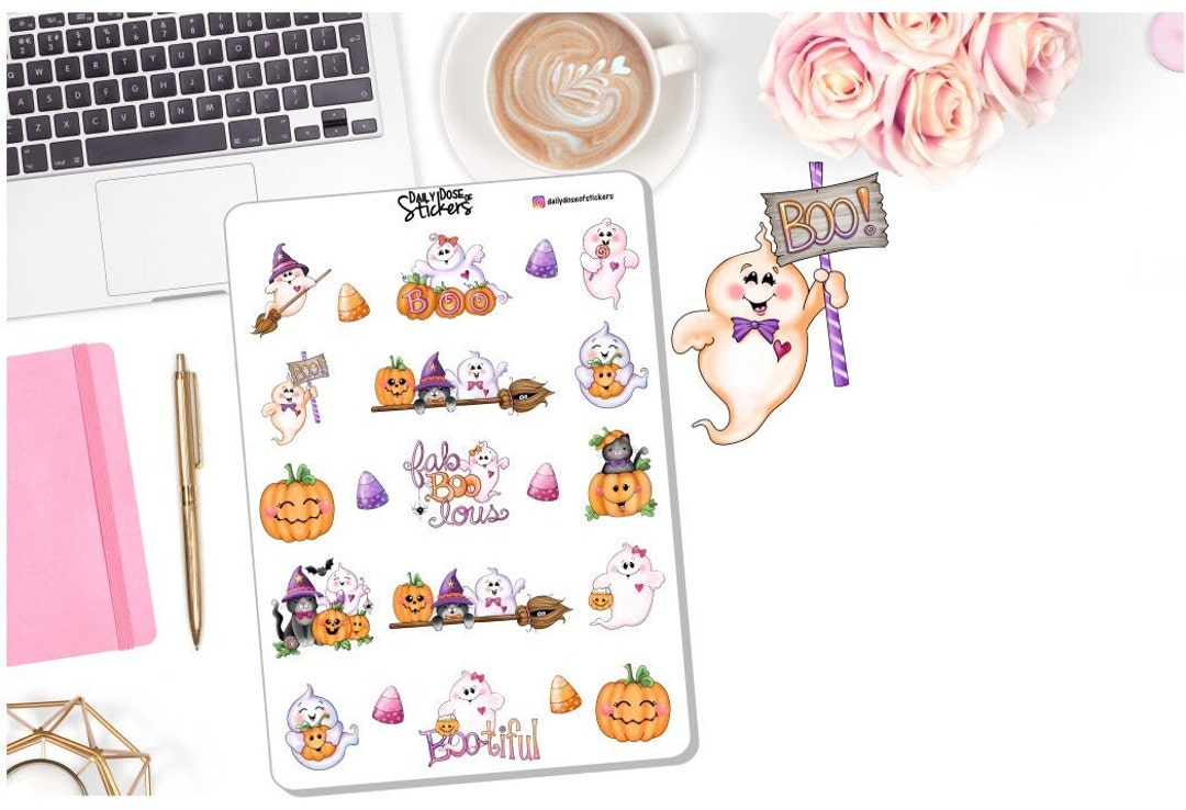 NEW! Halloween Sticker Set - Fabboolous - Halloween Decor - Halloween ...