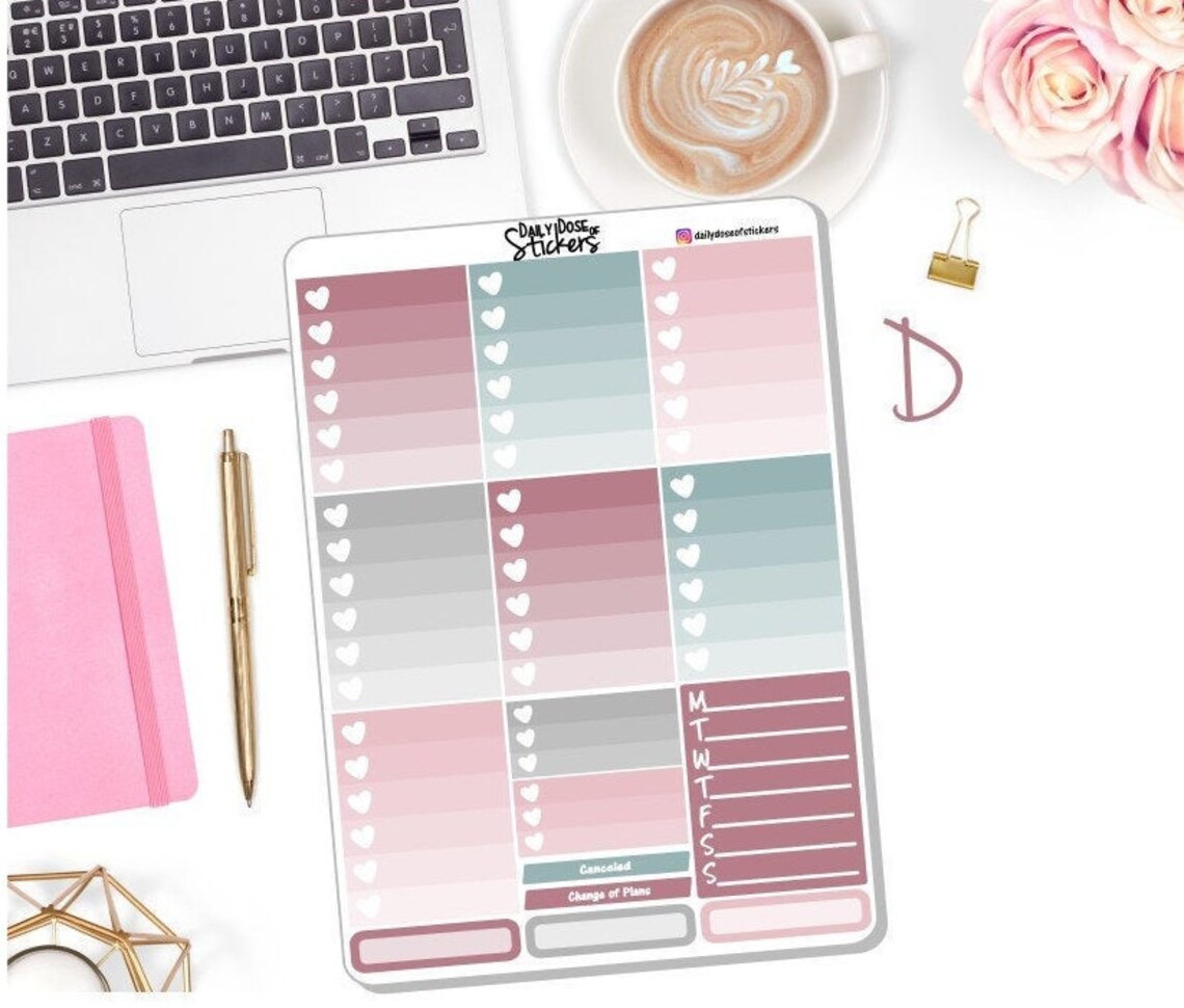 NEW Weekly Sticker Kit Mother's Day Sticker Kit | Etsy