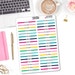 NEW TV Time Time Block Stickers Planner Stickers Emily Ley Simplified ...