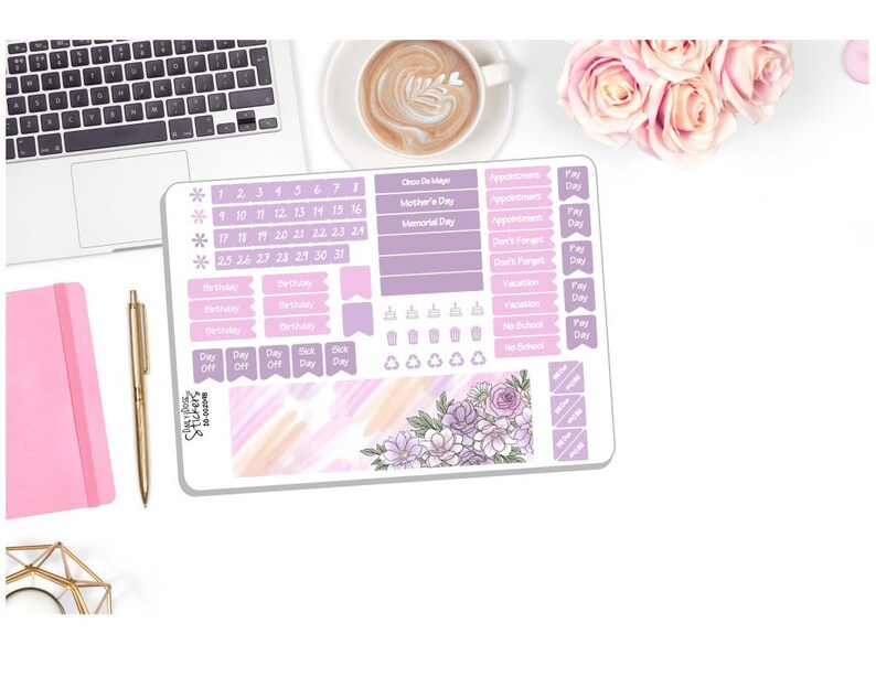NEW! - Monthly May Sticker Kit - City Brunch - May Monthly Kit ...
