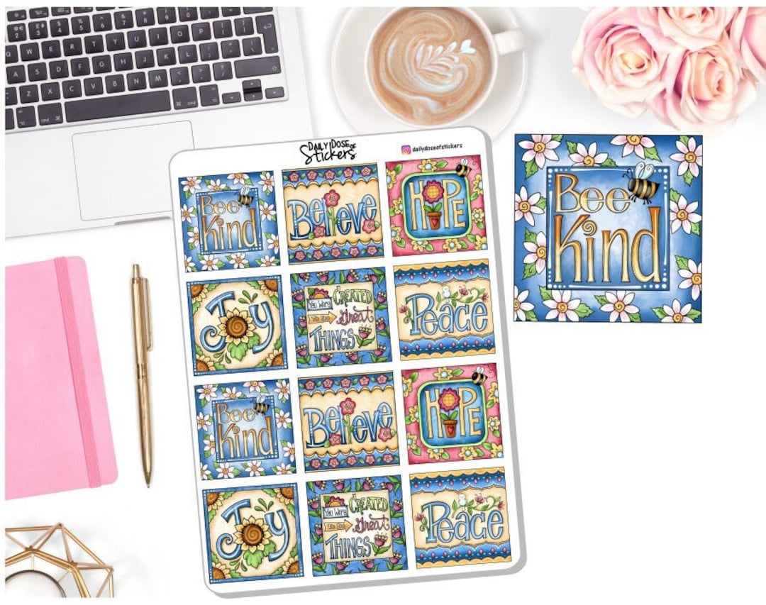 NEW! Inspiration Boxes Stickers - Inspirational Quotes - Inspiration ...