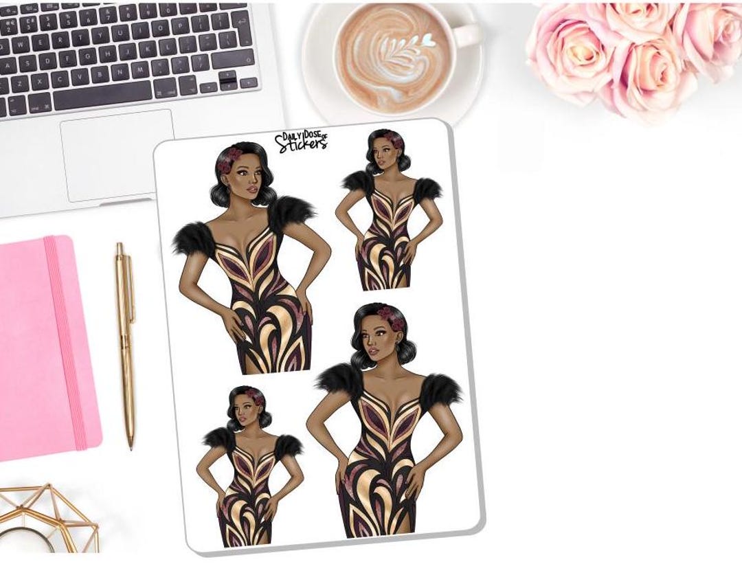 NEW! - Fashion Dolls - Large Fashion Girl Stickers - Fashion Girl ...