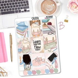 NEW Weekly Sticker Kit Learn Something New Today School - Etsy