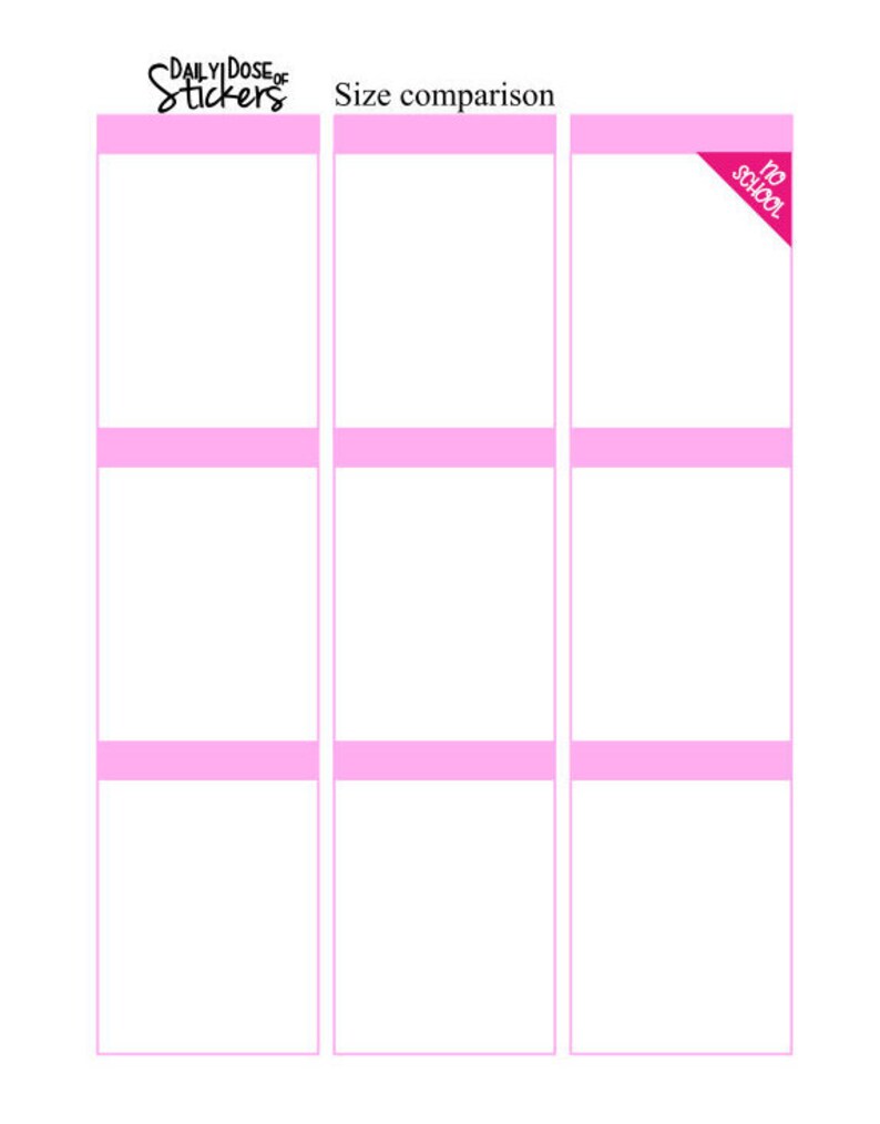 No School Stickers Calendar Corner Stickers Planner - Etsy