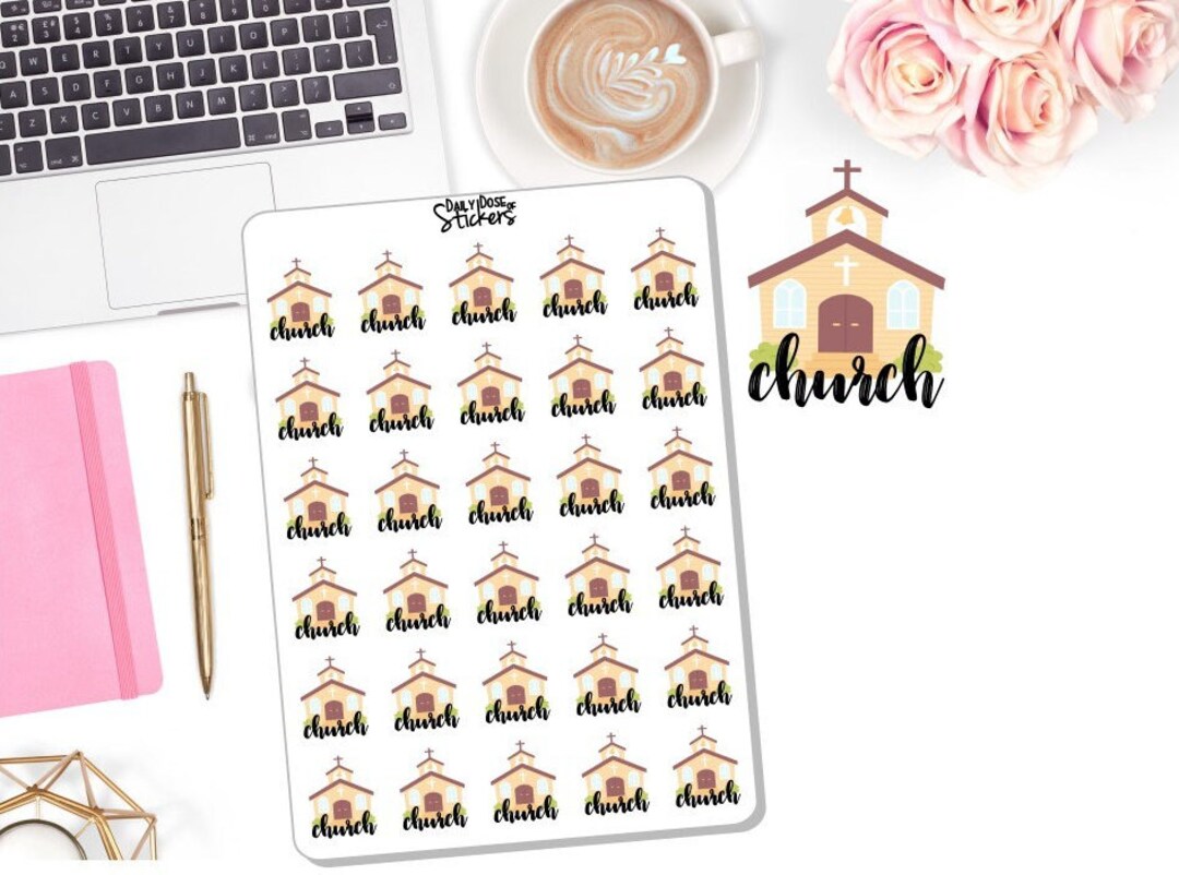 NEW! Stickers - Church Icons - Script Icons - Religion Icons - Planner ...