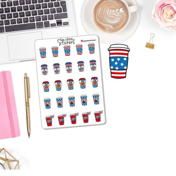 Coffee Cup Stickers - Etsy