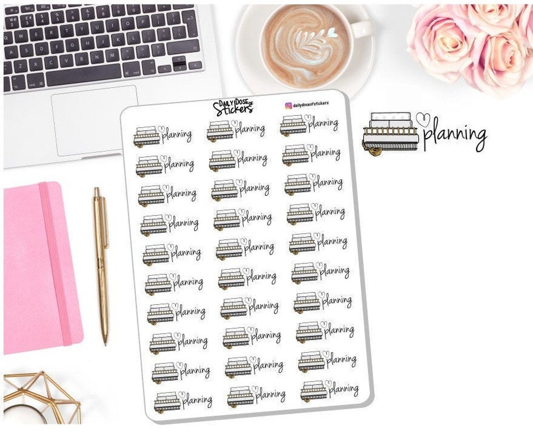 NEW! - Planning - in Neutral - Planning Stickers - Time to Plan ...