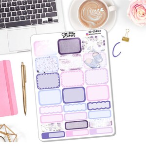 NEW Weekly Sticker Kit Lavender Lush Planner Stickers - Etsy