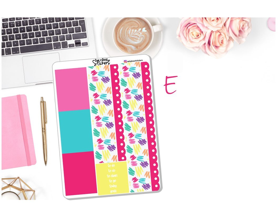 NEW Create Sticker Kit Weekly Sticker Kit Sticker Kit - Etsy