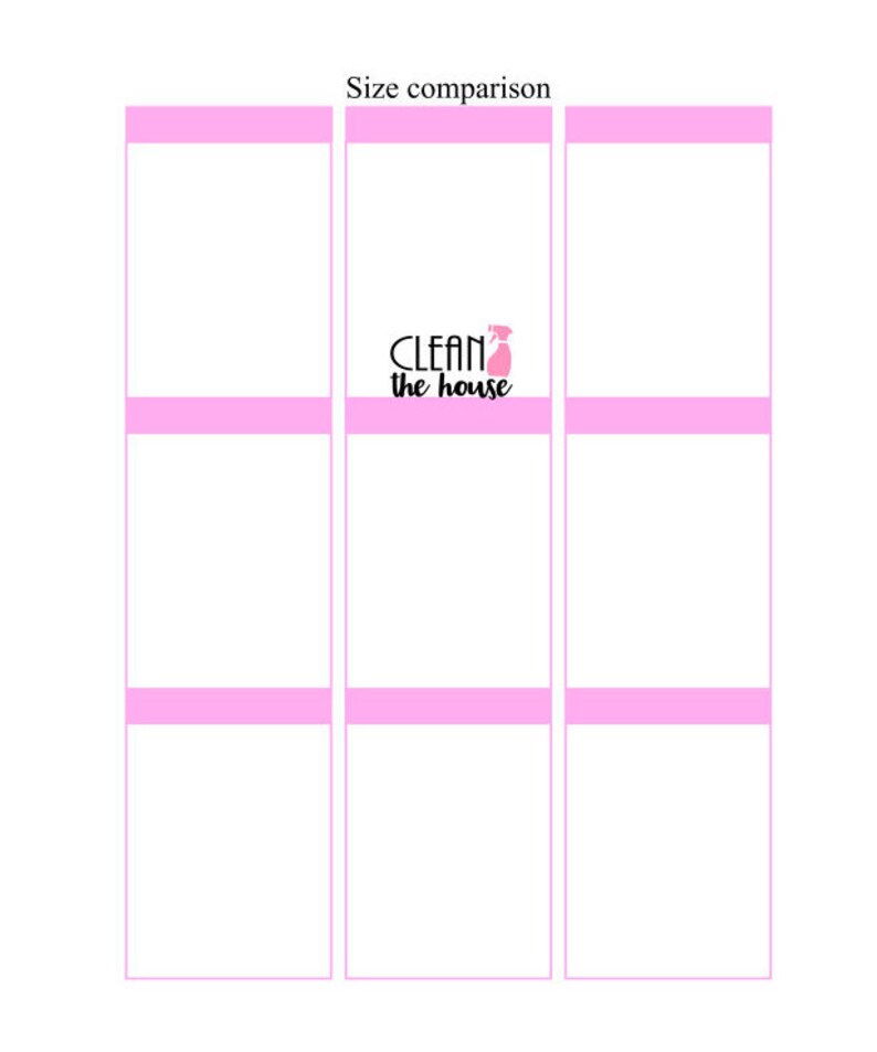 Clean the House Stickers Planner Stickers DD-00307 | Etsy