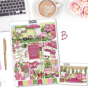 NEW! - Stickers - Weekly Sticker Kit - Pretty Pricklies - Sticker Kit ...